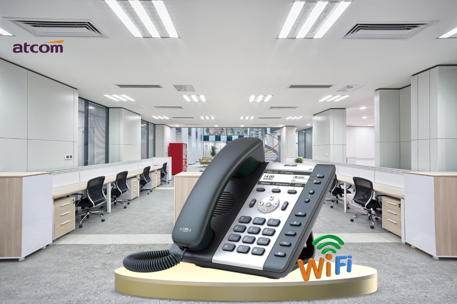Điện thoại cố định để bàn không dây Wi-Fi giá rẻ