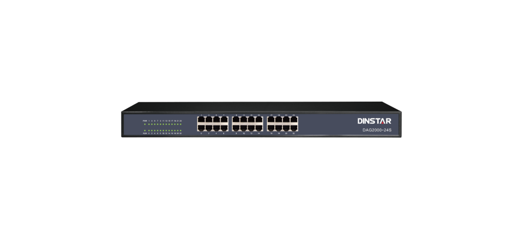 Bộ chuyển đổi 24 Port FXS Analog-VoIP Gateway Dinstar DAG2000-24S